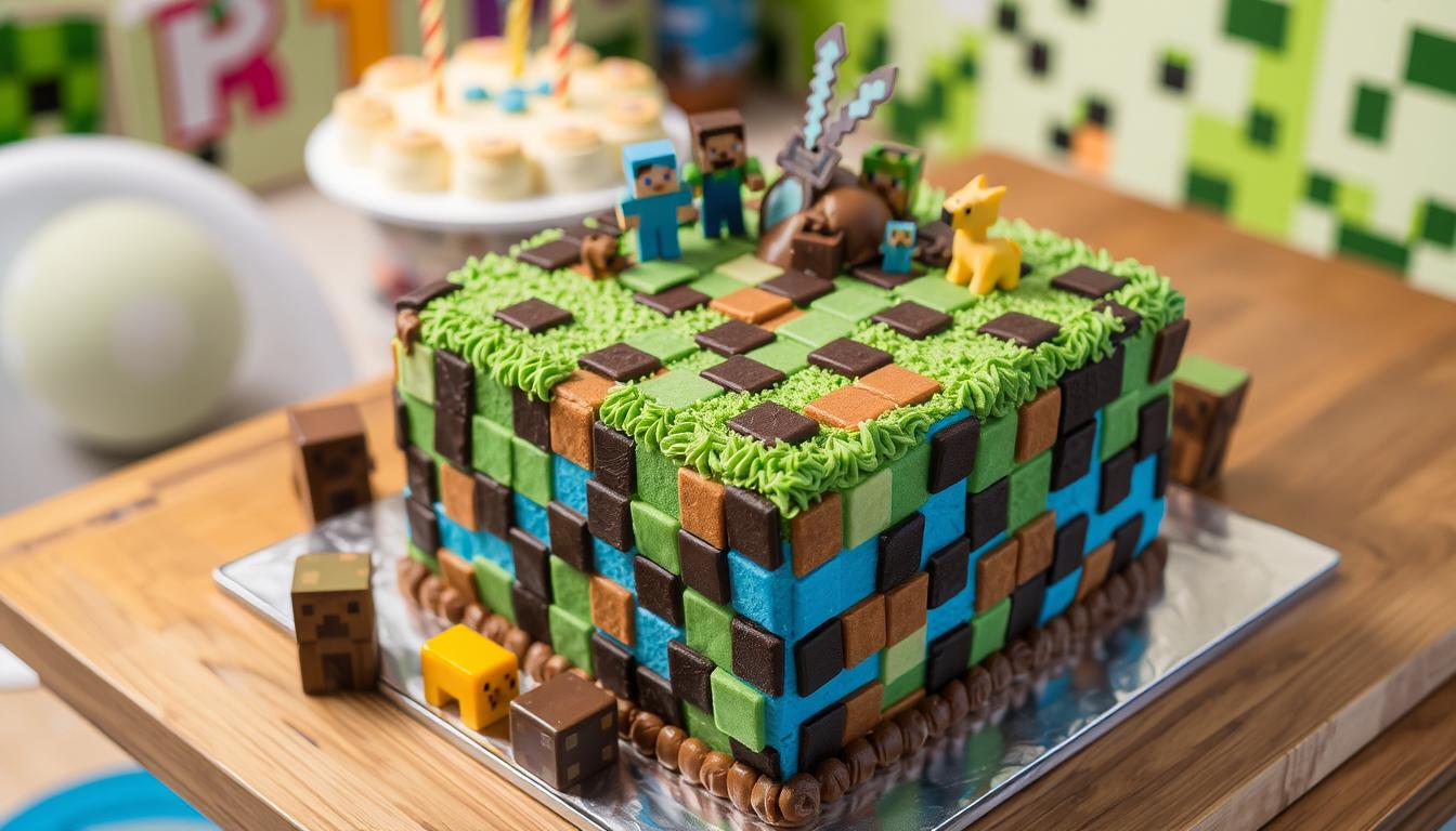 Easy & Fun Minecraft Cake Recipe: Make This Treat in 5 Steps